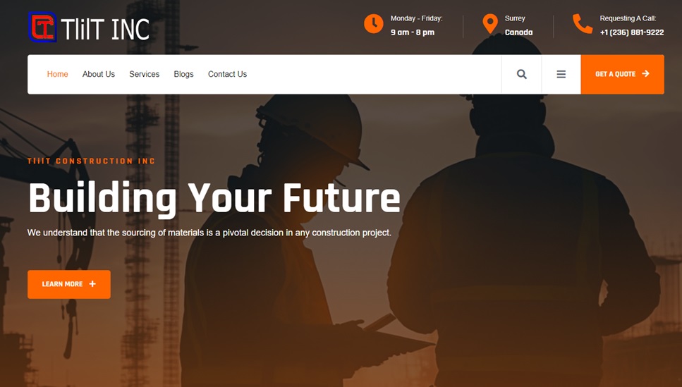TlilT CONSTRUCTION INC - Building Your Future